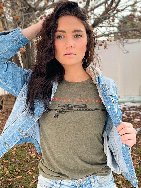 Womens RA Industries Rifle Tee - RakAdx