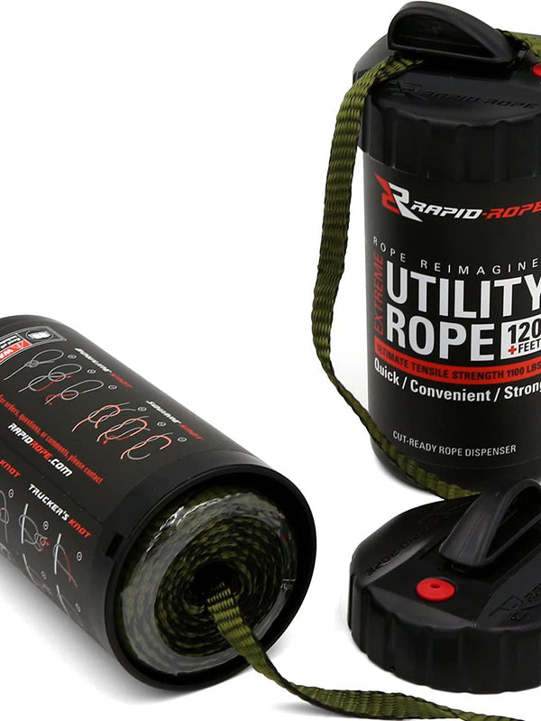 Rapid Rope Canisters | Rope In a Can | 120 Feet | 1100 lb Test | USA ...