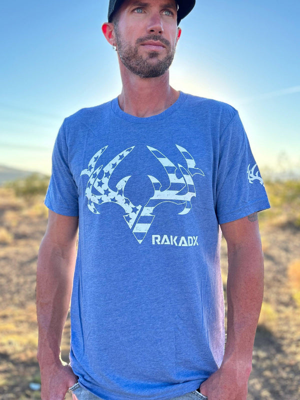 Blue Star Spangled Rak Tee at RakAdx
