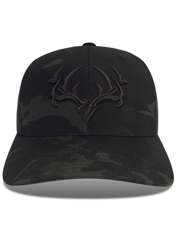 Trigger Trucker Hat | MultiCam Black at RakAdx